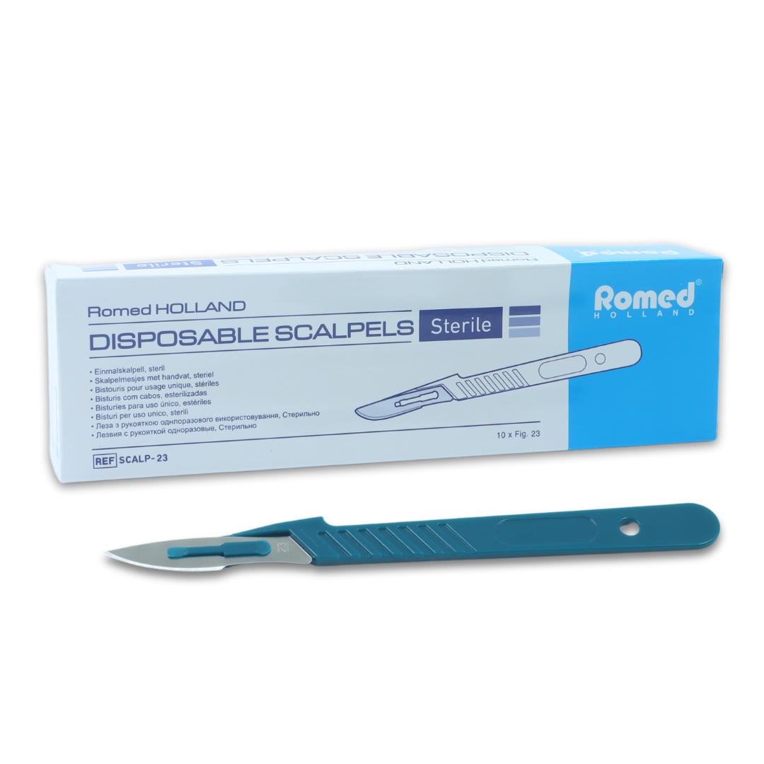 Romed scalpels complete with handle nr.23 | Ordered before 22:00 ...