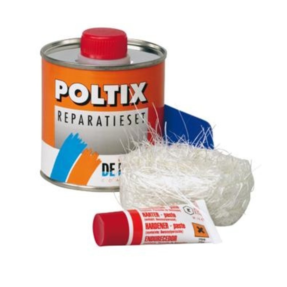 Poltix Polyester Reparatie Set | Boottotaal - Boottotaal.nl