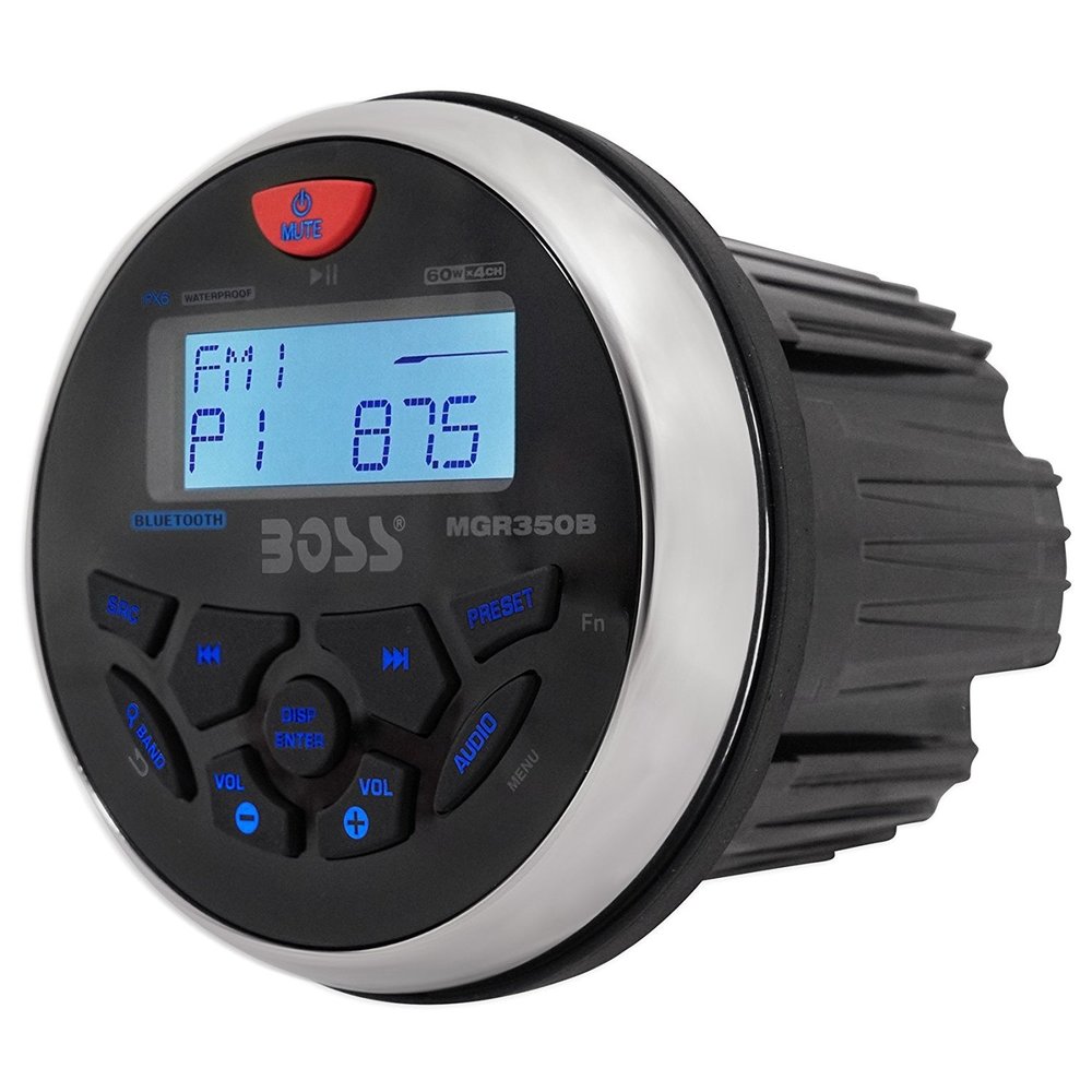 Boss Marine boot Radio MGR350B spatwaterdicht! - Boottotaal.nl