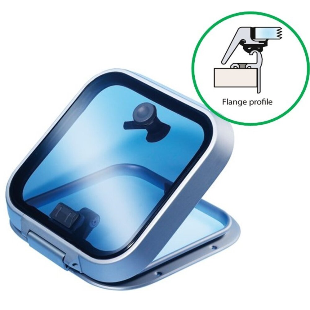 Lewmar Ocean luiken flange profiel - Boottotaal.nl