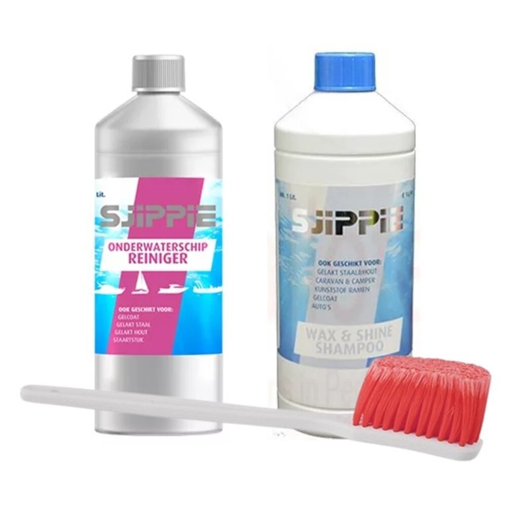 Sjippie onderwater schoonmaakset - Boottotaal.nl