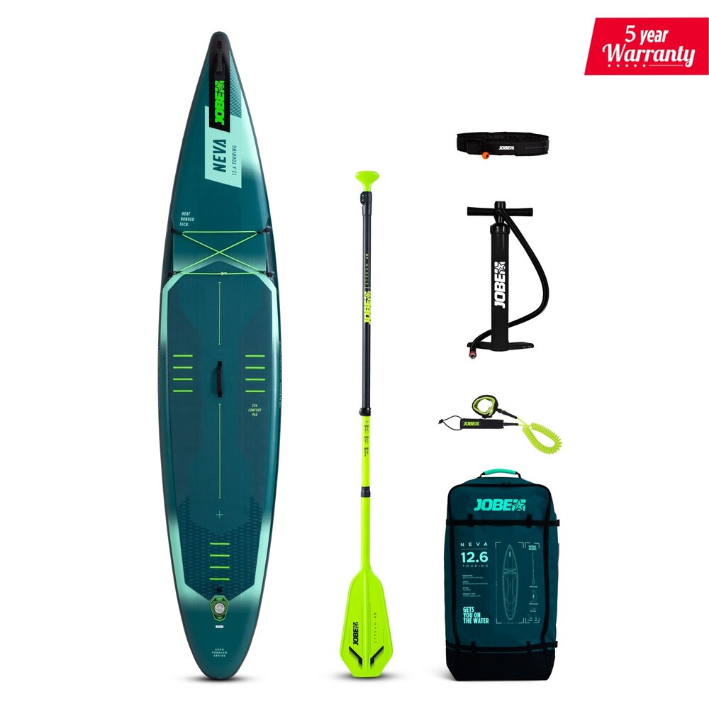 Jobe Aero Neva SUP Board 12.6 Package | Boottotaal - Boottotaal.nl
