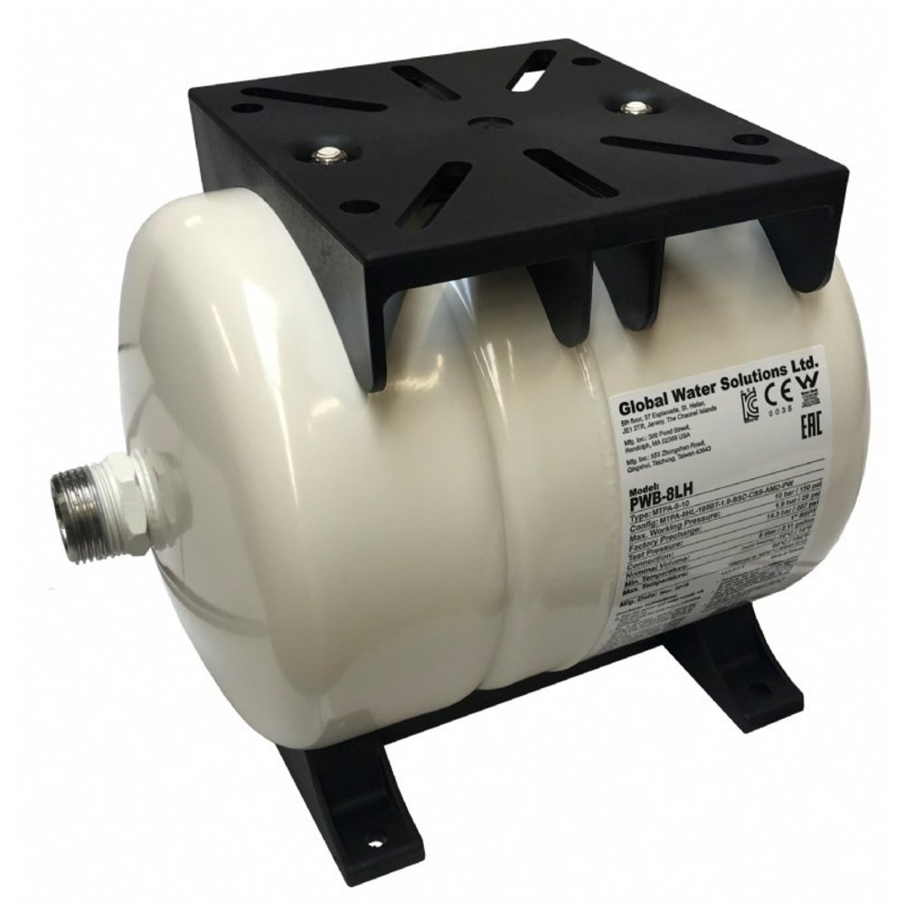 Hydrofoor tank 8 Liter - 1" aansluiting - Boottotaal.be