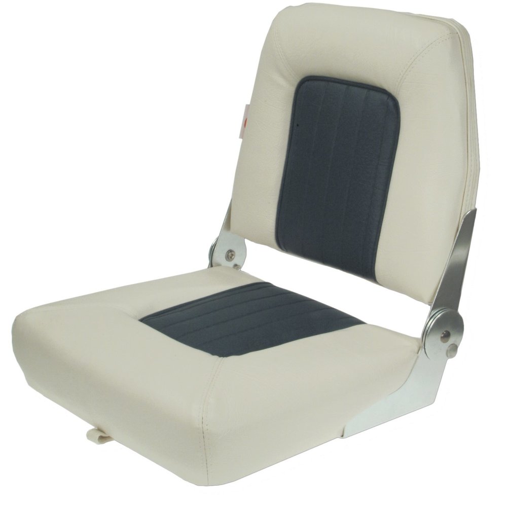 Goedkope inklapbare bootstoel Coach wit - Boottotaal.be