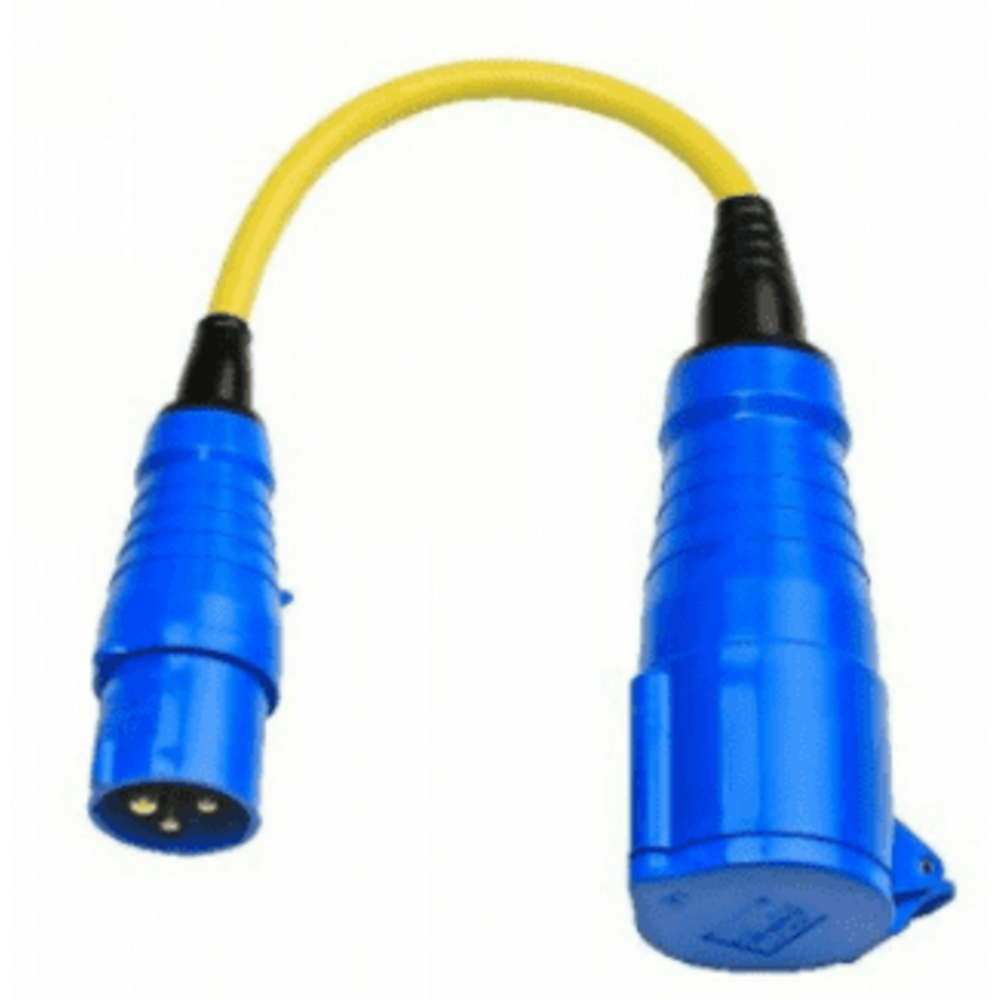 Adapter 16A naar 32A/250V CEE/CEE | Boottotaal - Boottotaal.be