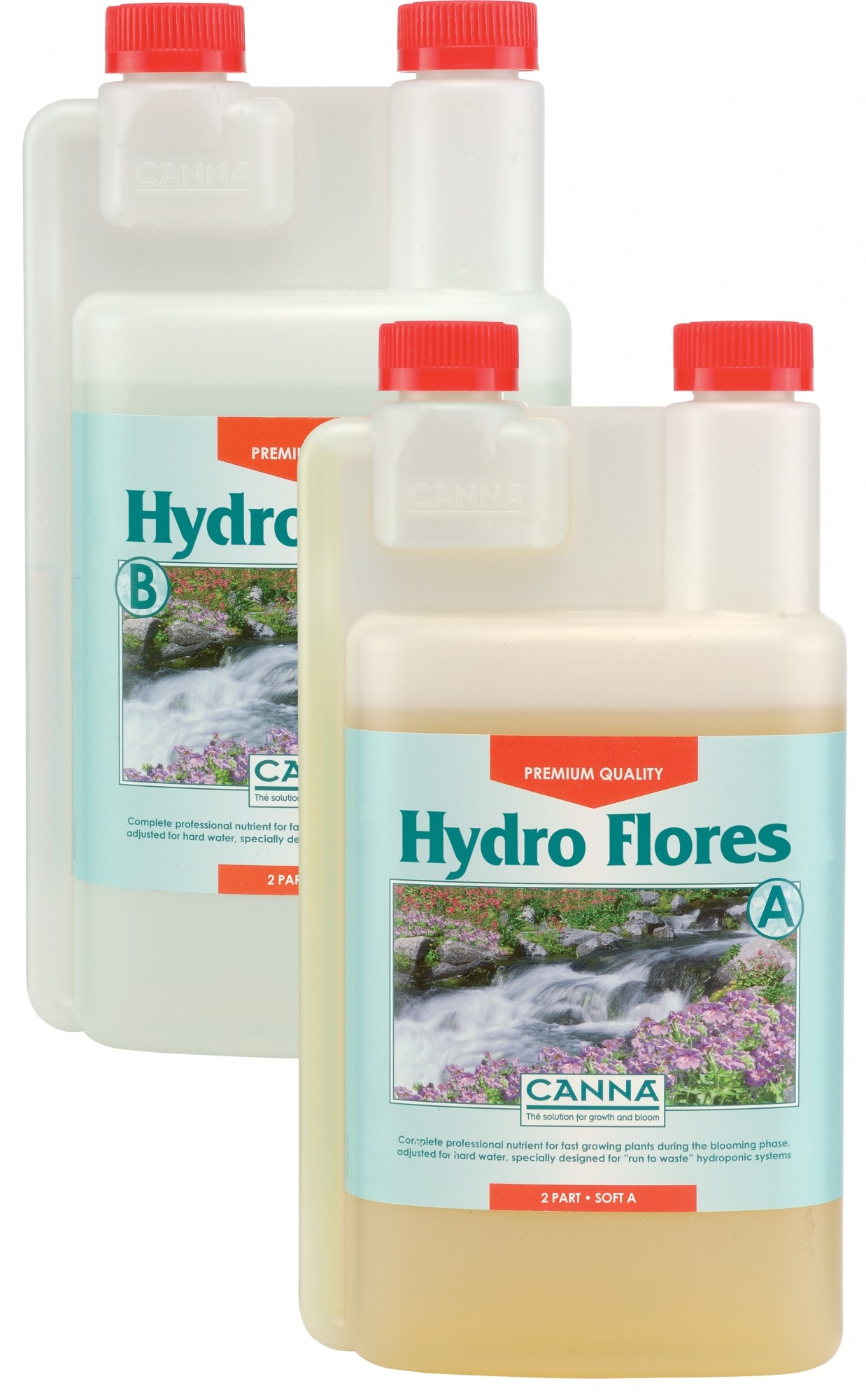 Canna Hydro Flores A&B | Bloom Nutrients for RTW systems - Slims Place