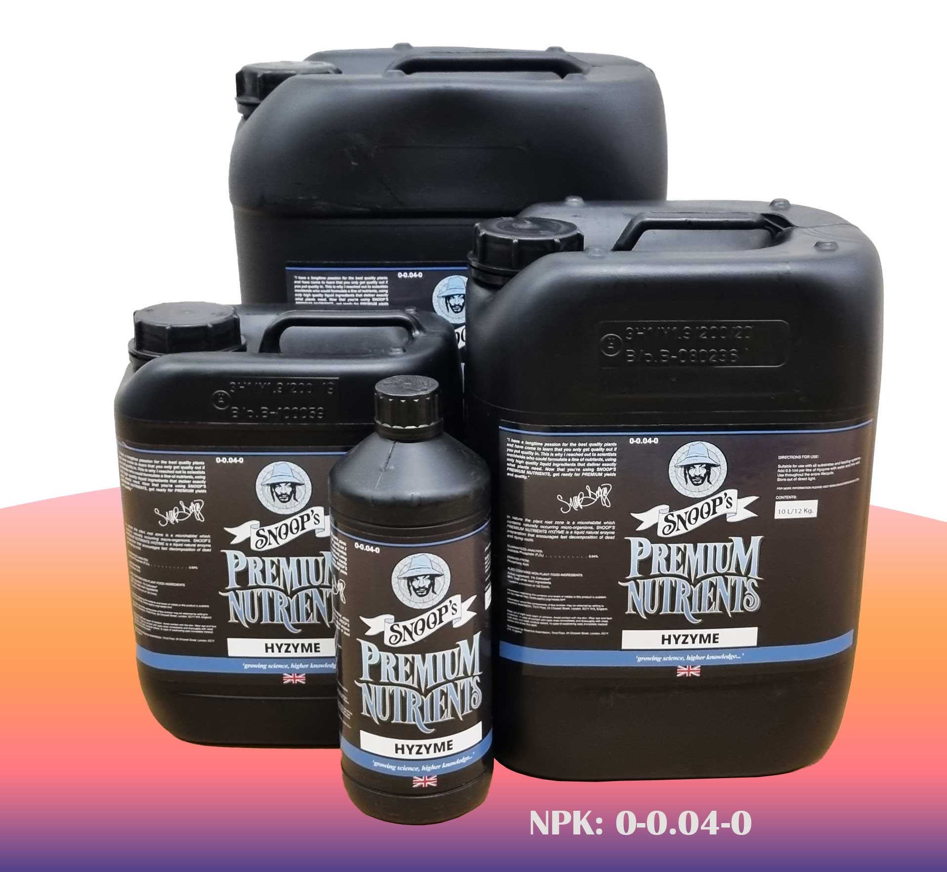 Snoop's Premium Nutrients Hyzyme | Rootzone Conditioner & Enzyme ...