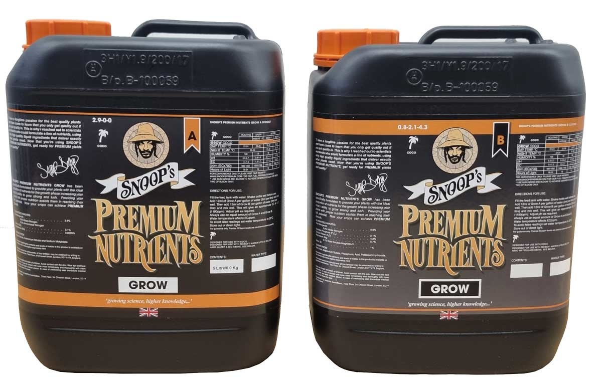 Snoop's Premium Nutrients Grow A&B Coco | Base Nutrients for Growth - Slims Place