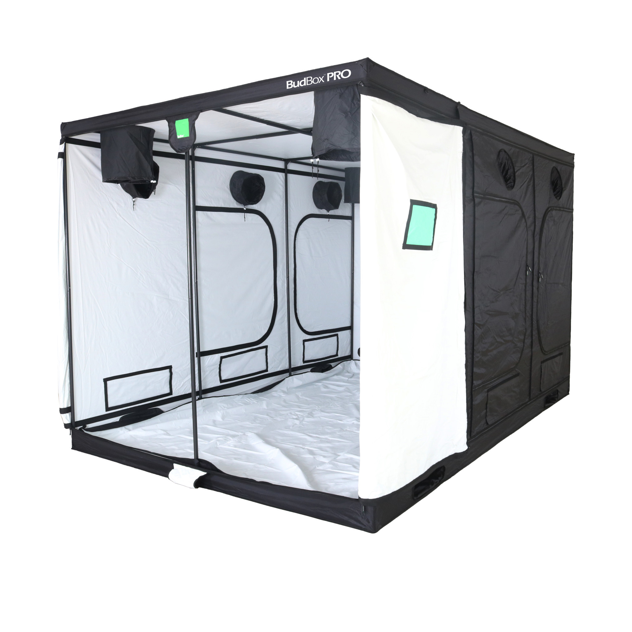 BudBox PRO TITAN-2 3.6 x 2.4 x 2m White Grow Tent - Slims Place