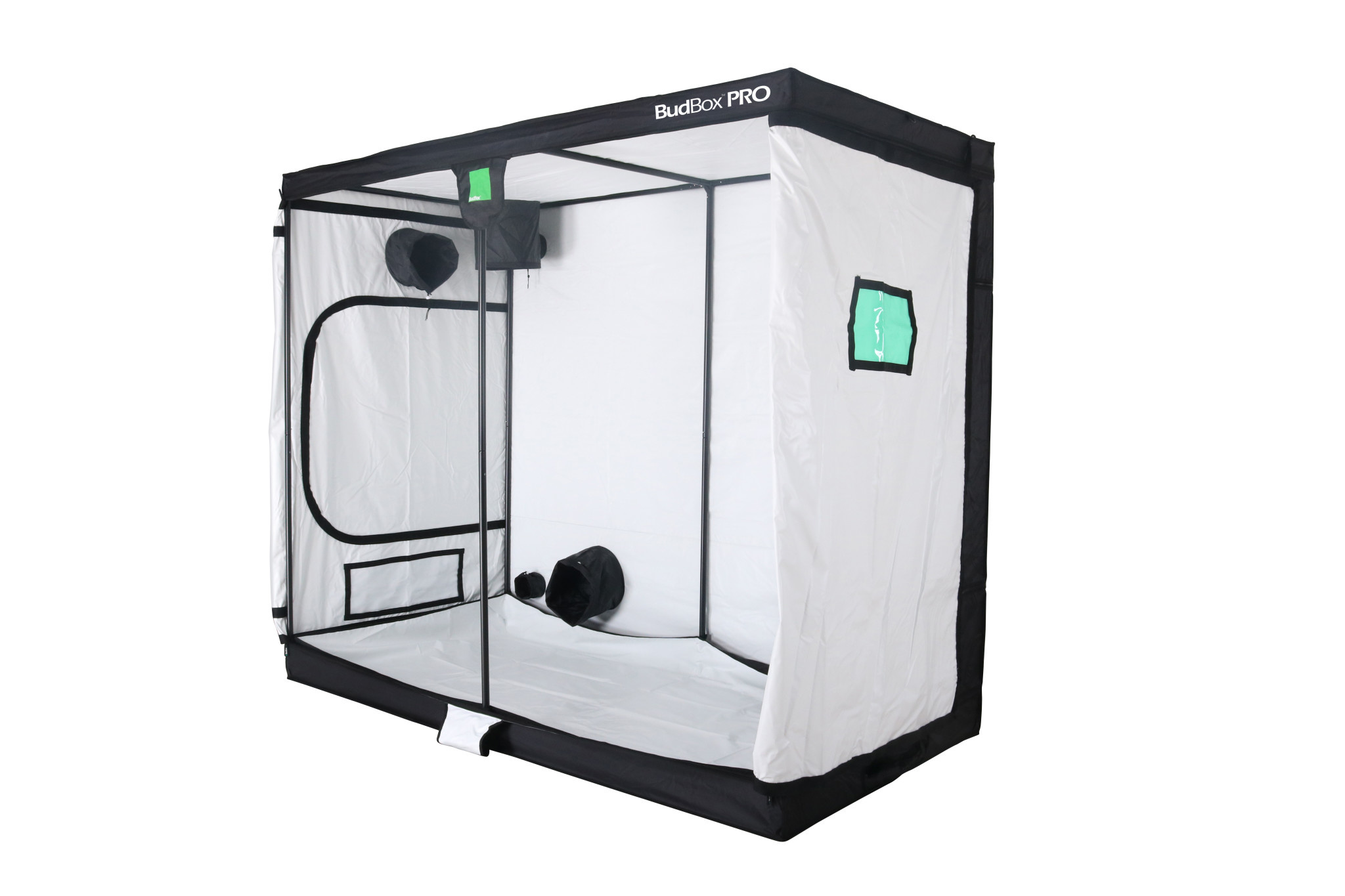 BudBox PRO XXL-HL - 1.2 x 2.4 x 2.2m - PRO White - Slims Place