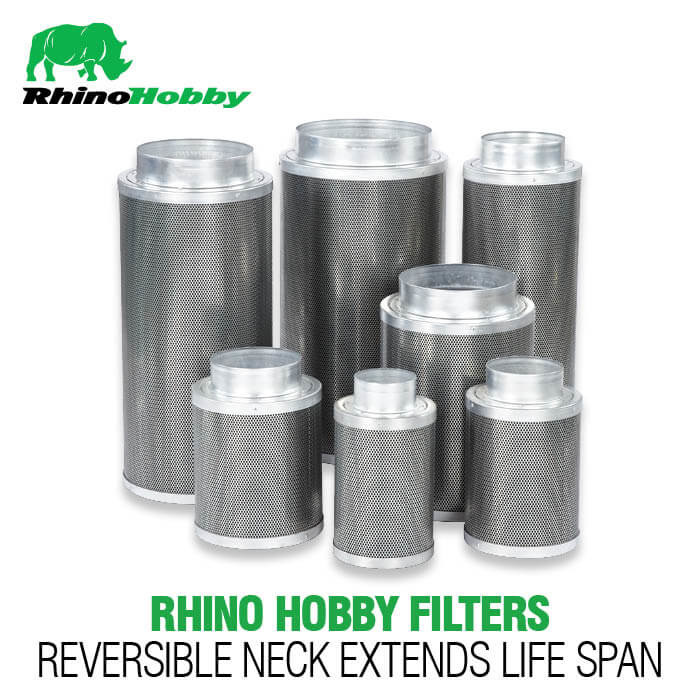 Rhino Hobby 8" Carbon Filter 200mm x 600mm - Slims Place