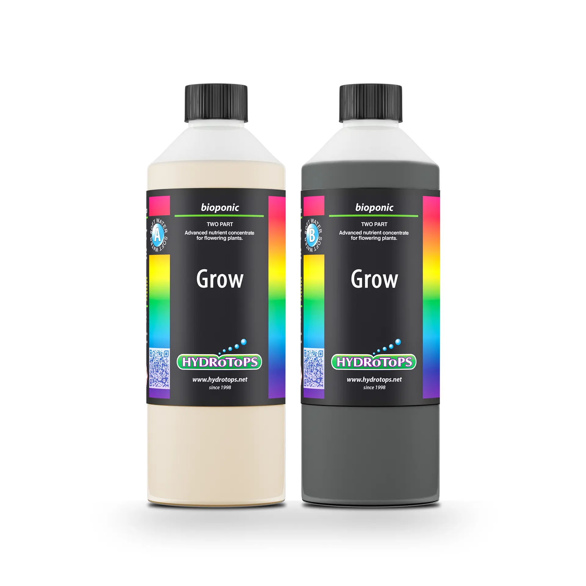 HydroTops Grow A&B | Base Nutrients for Growth - Slims Place