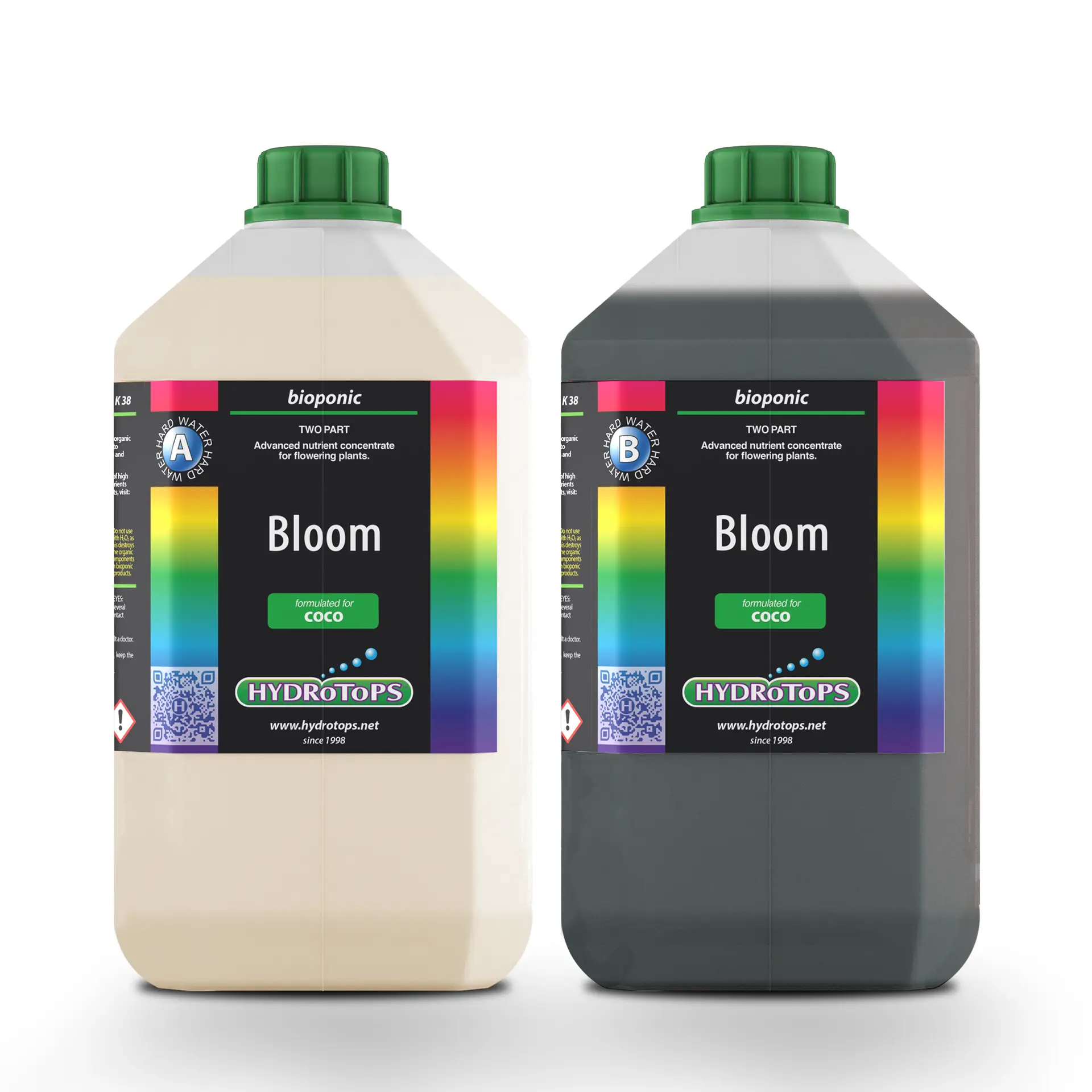 HydroTops Bloom A&B | Base Nutrients for Flowering - Slims Place