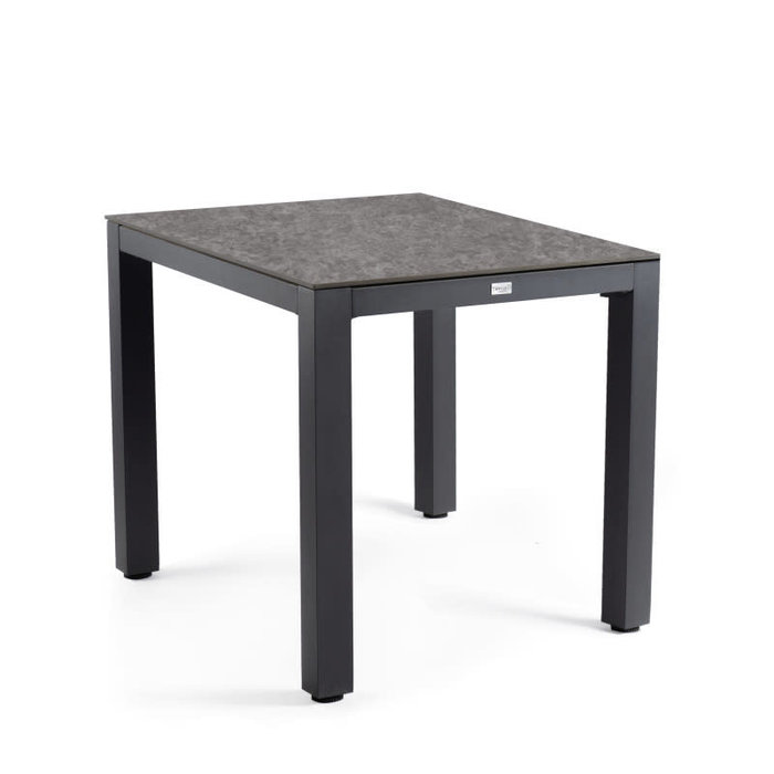 Tierra Outdoor Briga Table Trespa Dark Basalt Charcoal Frame - Stigter ...