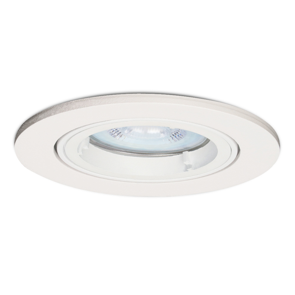 Smart WiFi LED recessed spotlight Dublin RGBWW tiltable white IP20 ...