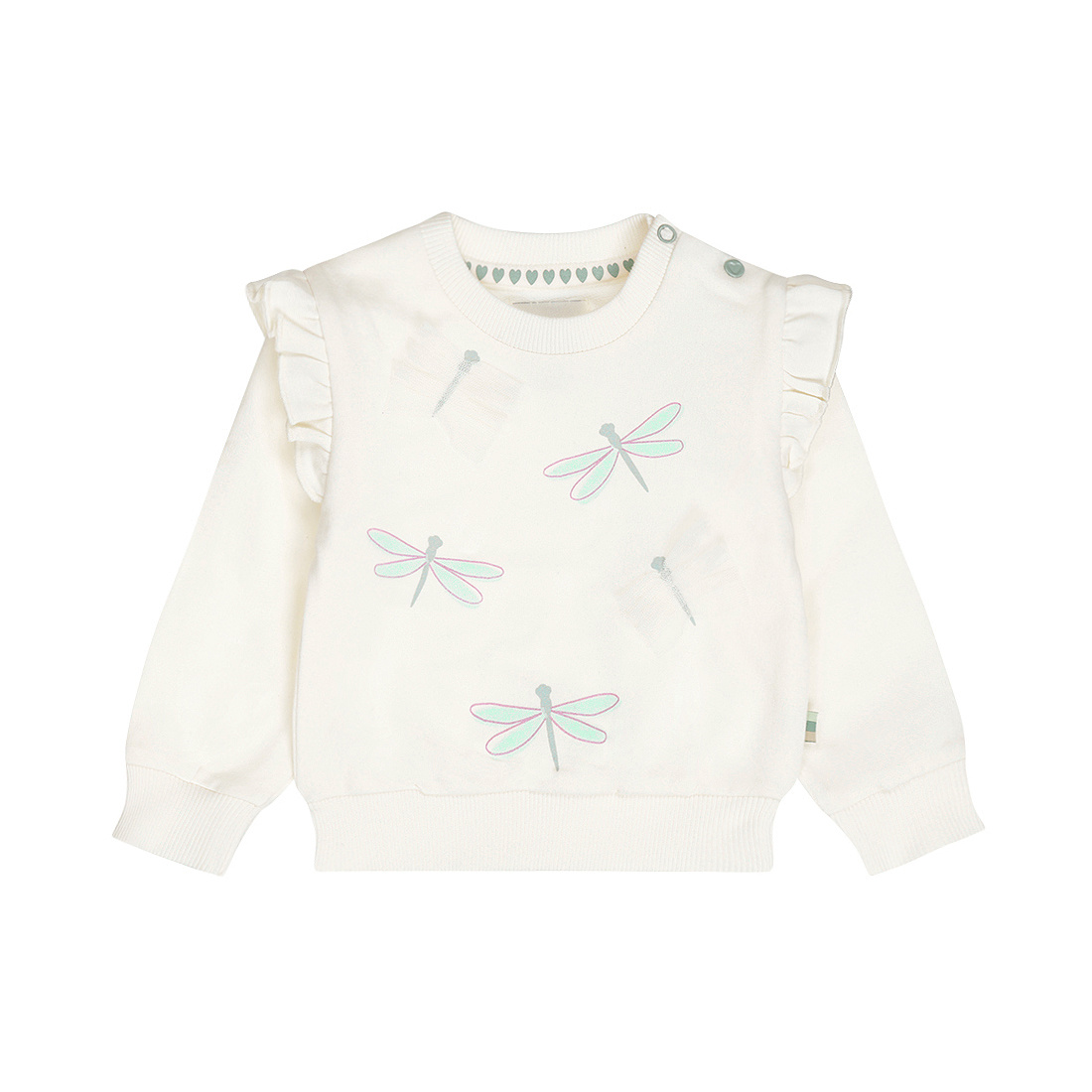 Dirkje girls' jumper off-white dragonflies | Dirkje - Dirkje Baby ...