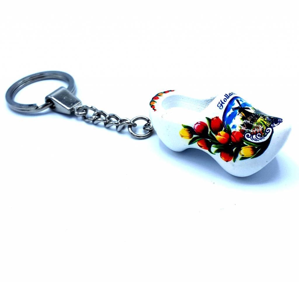 Woodenshoe keyhanger 1 shoe White