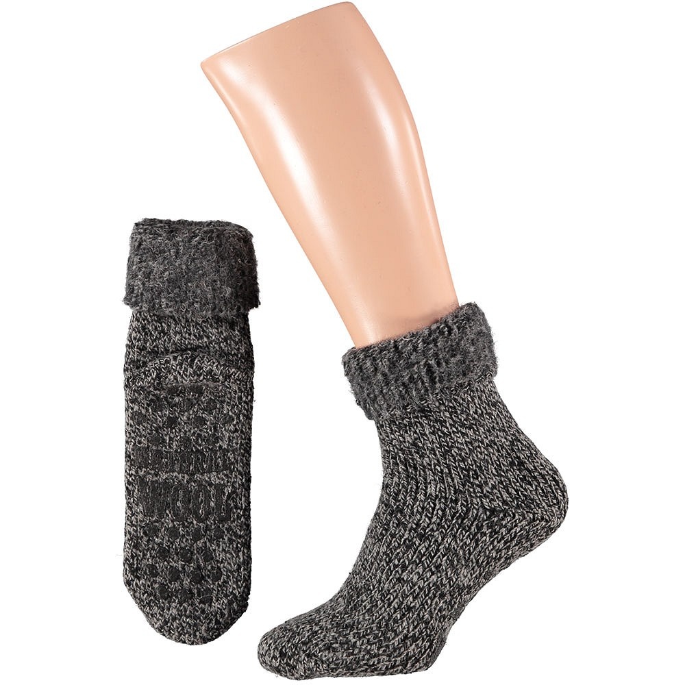 Anti-slip socks - cozy and warm - choose your color: black, blue, beig