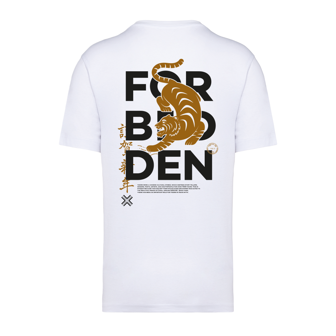 T-shirt tiger collection - white - Forbidden