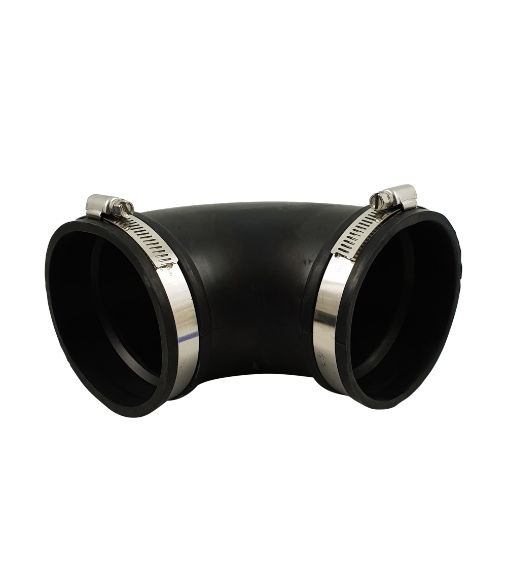 Flexible rubber bend (90°) 90mm - MPF