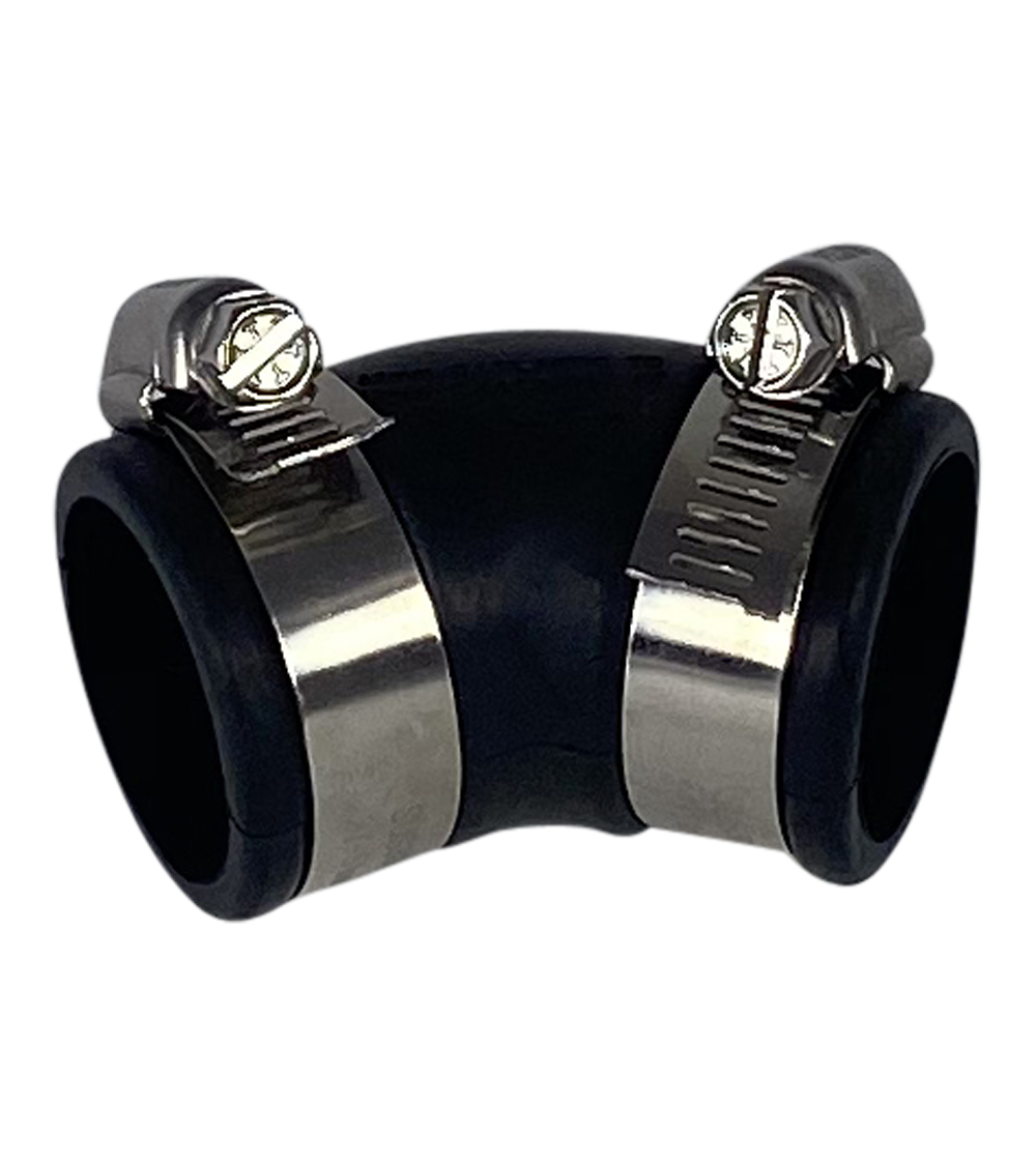 Flexible rubber bend (45°) 32mm - MPF