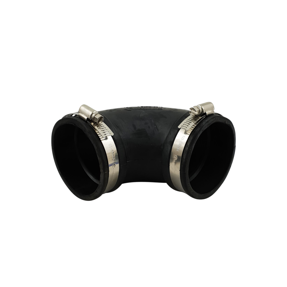 Flexible rubber bend (90°) 75mm - MPF