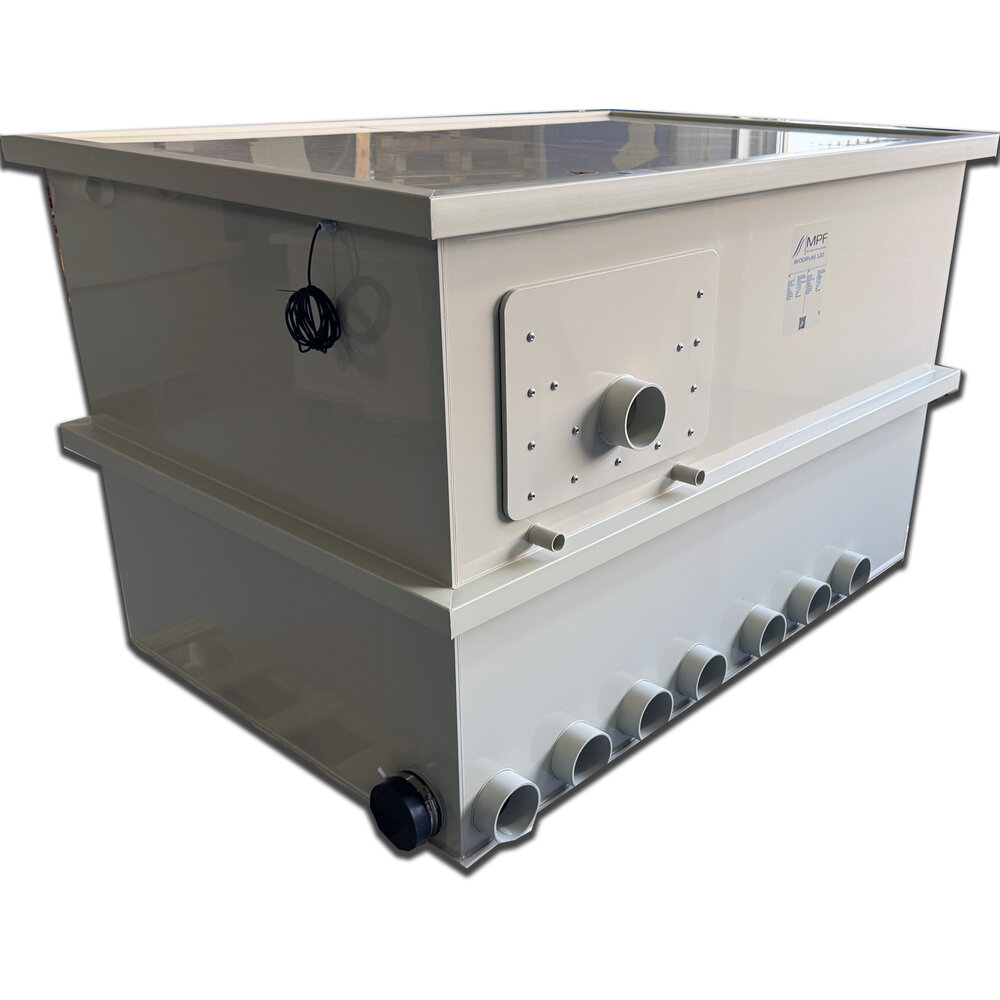 MPF Biodrum 120 XL. Drum filter and moving bed in a single module. - MPF