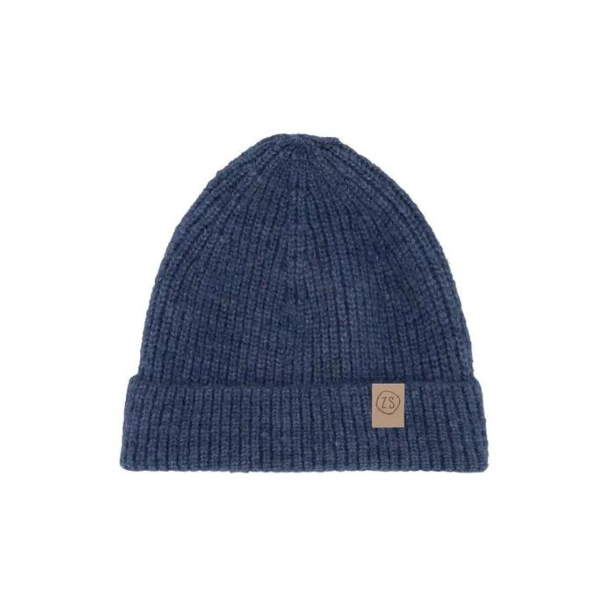 Zusss Gebreide Muts - Grijs-Blauw - Color Club Breda