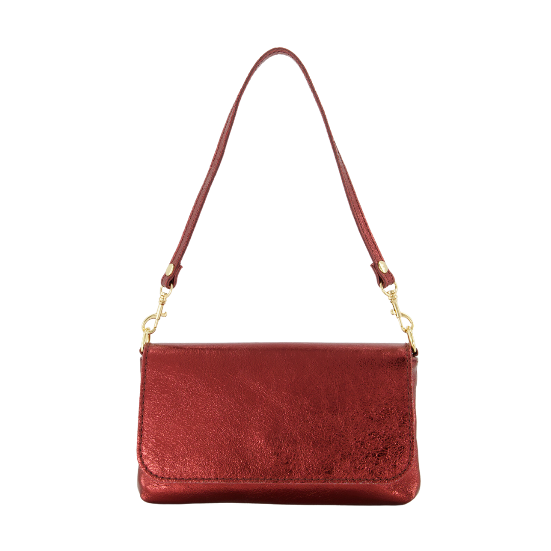 Lara Bag - Metallic Bordeaux - Color Club Breda