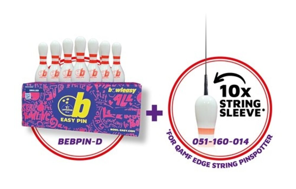 BEBPIN-EDGE Edge Stringpinsetter Pin Package - Bowl-Easy