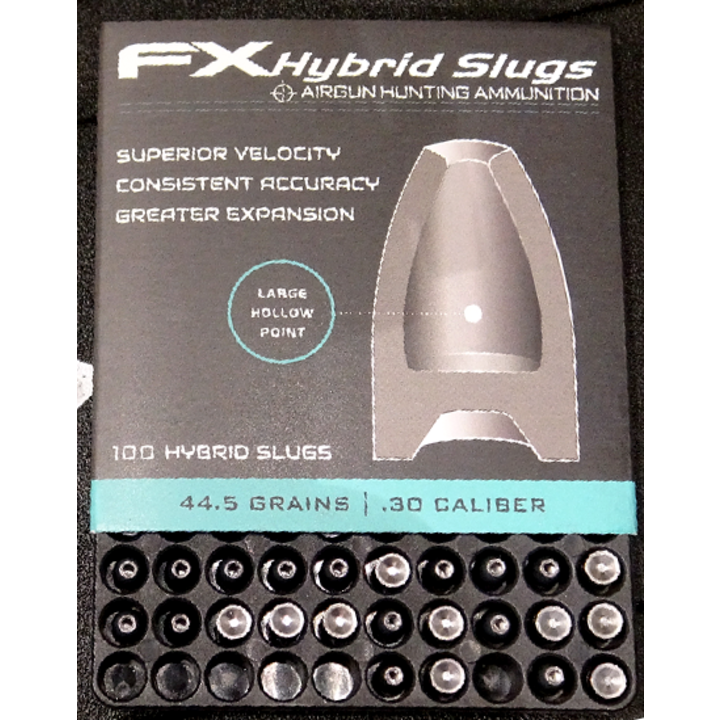 FX Hybrid Slugs 7,62mm (.30) - 44.5 grain - Airguns Europe