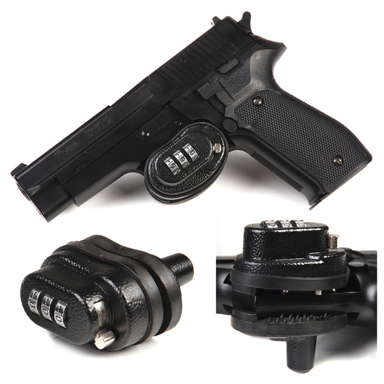 Gun/trigger lock with combination - Airguns Europe
