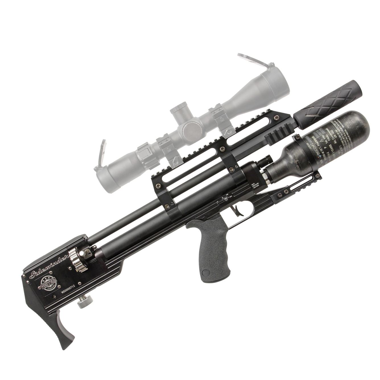 Western Airguns Sidewinder S Compact | Full-/Semi Automatic PCP Rifle ...