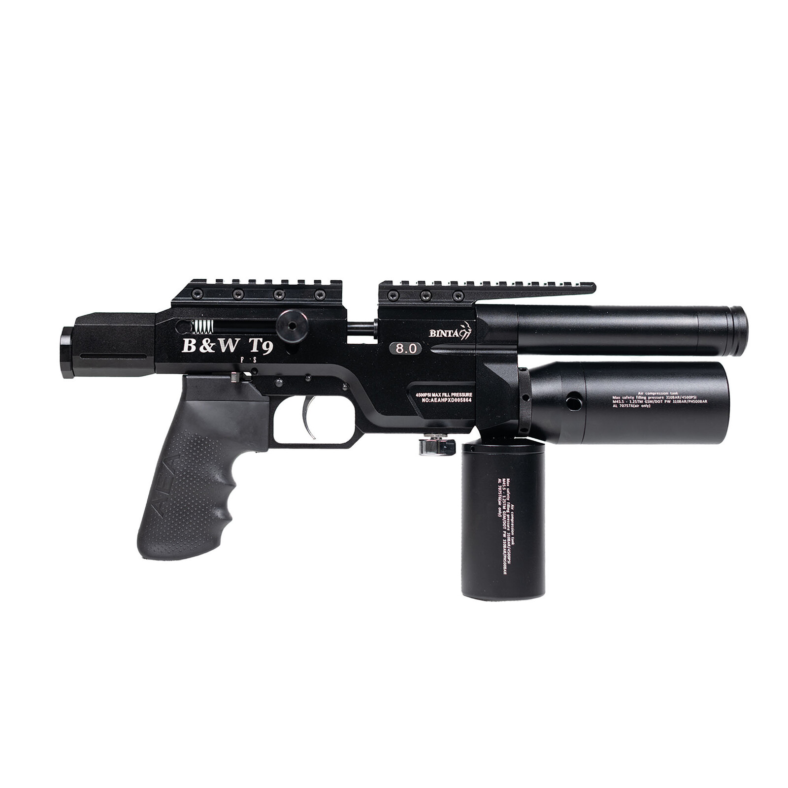 BinTac T9 PCP Carbine | 9mm | Semi-Auto - Airguns Europe