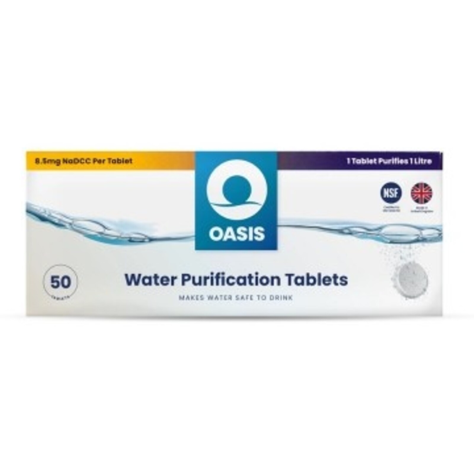 OASIS water purification tablets - Airguns Europe
