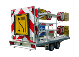 Traffic Control Equipment Trailer - JD Traffic Safety Systems