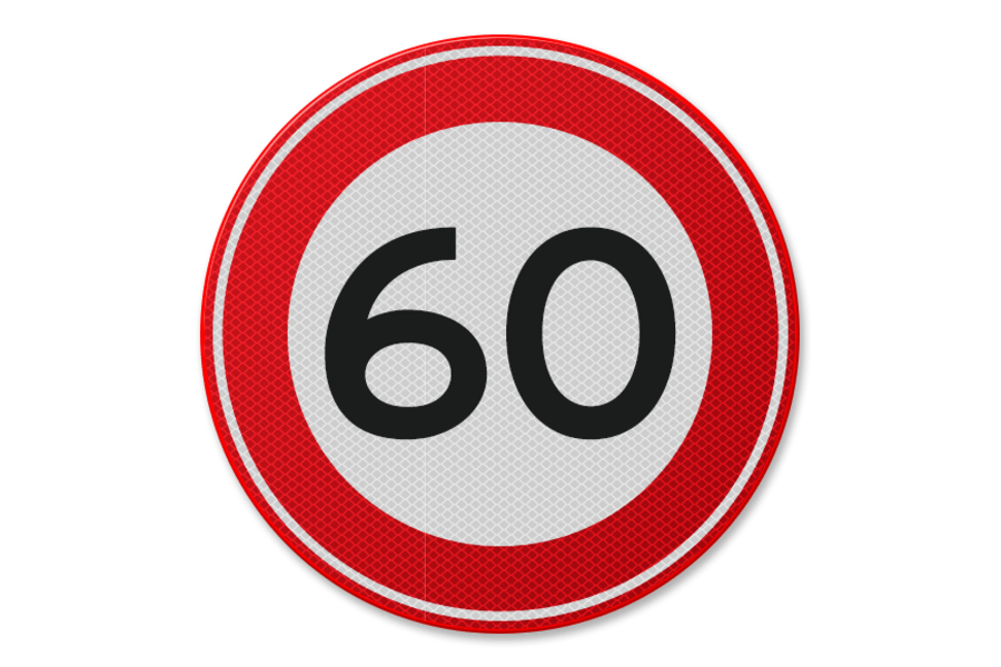 Verkeersbord RVV A01-60 kopen? Maximum snelheidsbord 60 km / u ... Verkeersbord RVV A01-60 kopen? Maximum snelheidsbord 60 km / u ...