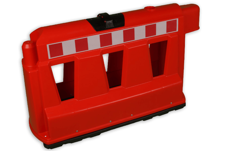 Barrier traffic separator - Red - Traffic Safety Systems