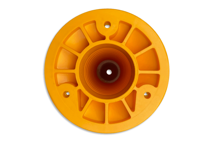 Flexible barrier poles white - 100% polyurethane - Reflective - Traffic ...