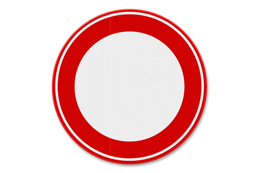 Traffic sign RVV C01 - Forbidden to drive in - Traffic Safety Systems