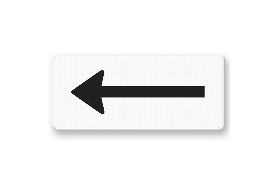Traffic Sign OB501L Arrow left - Traffic Safety Systems