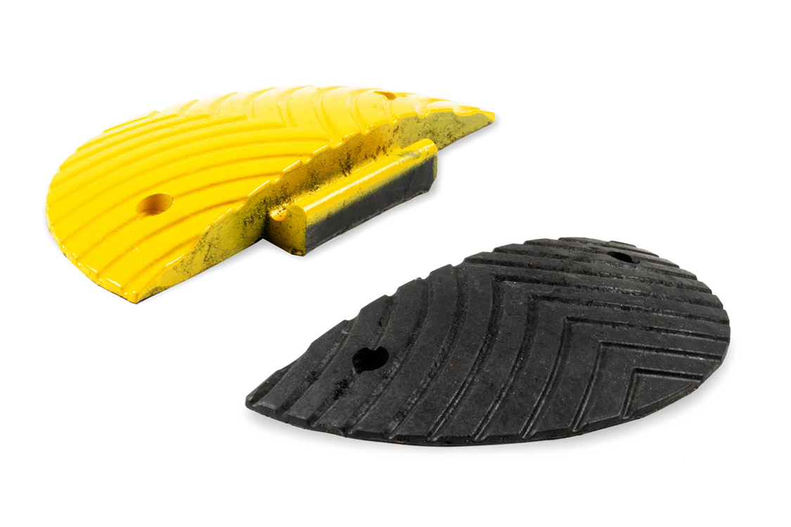 Speed bump 5 cm end element - Traffic Safety Systems