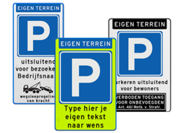 Buy parking sign online | design your own online! - JD Traffic Safety ...