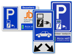 Parking signs electric vehicles - Traffic Safety Systems