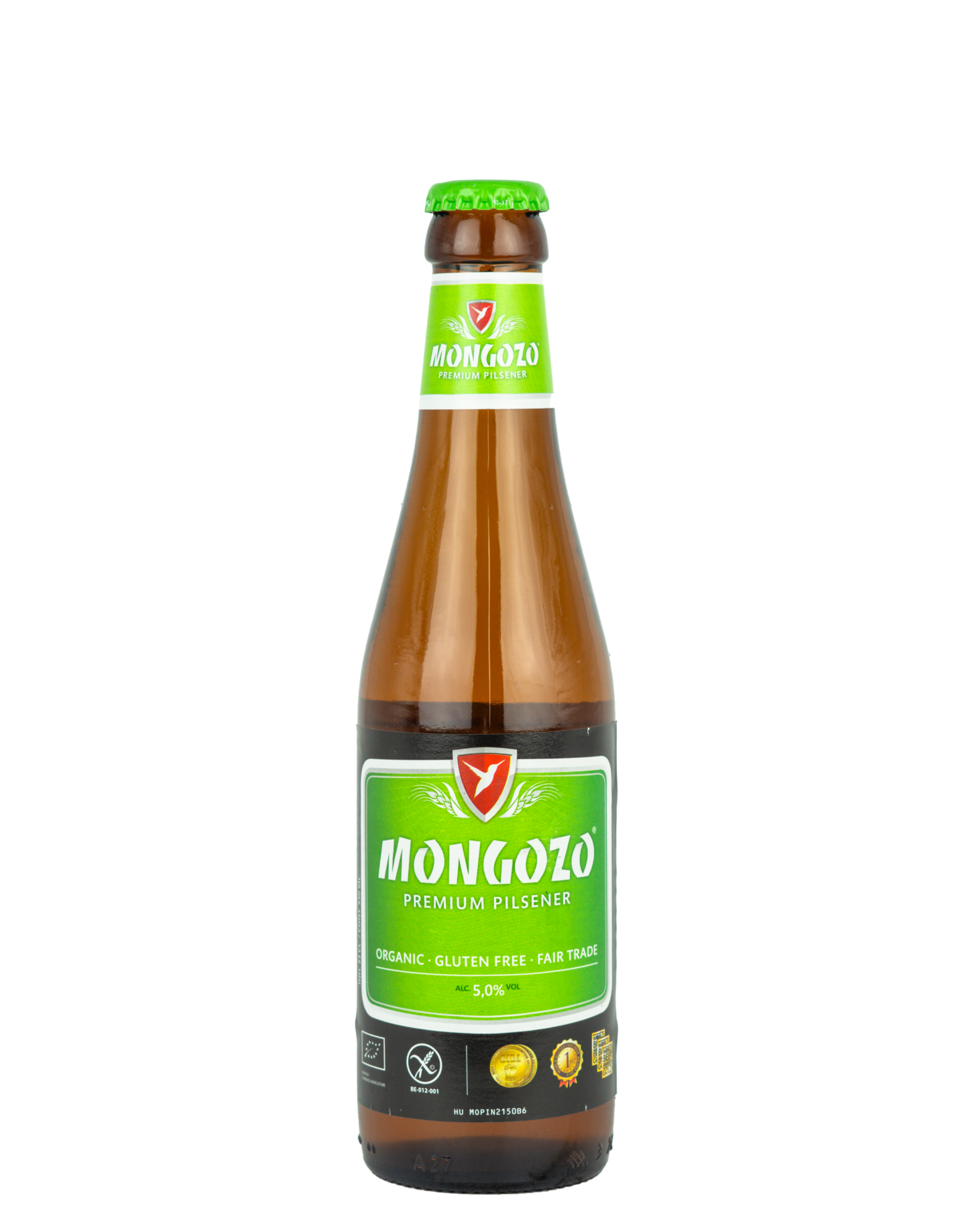 Mongozo Premium Pilsener 33Cl - Kaufe Bier online - Belgian Beer Heaven