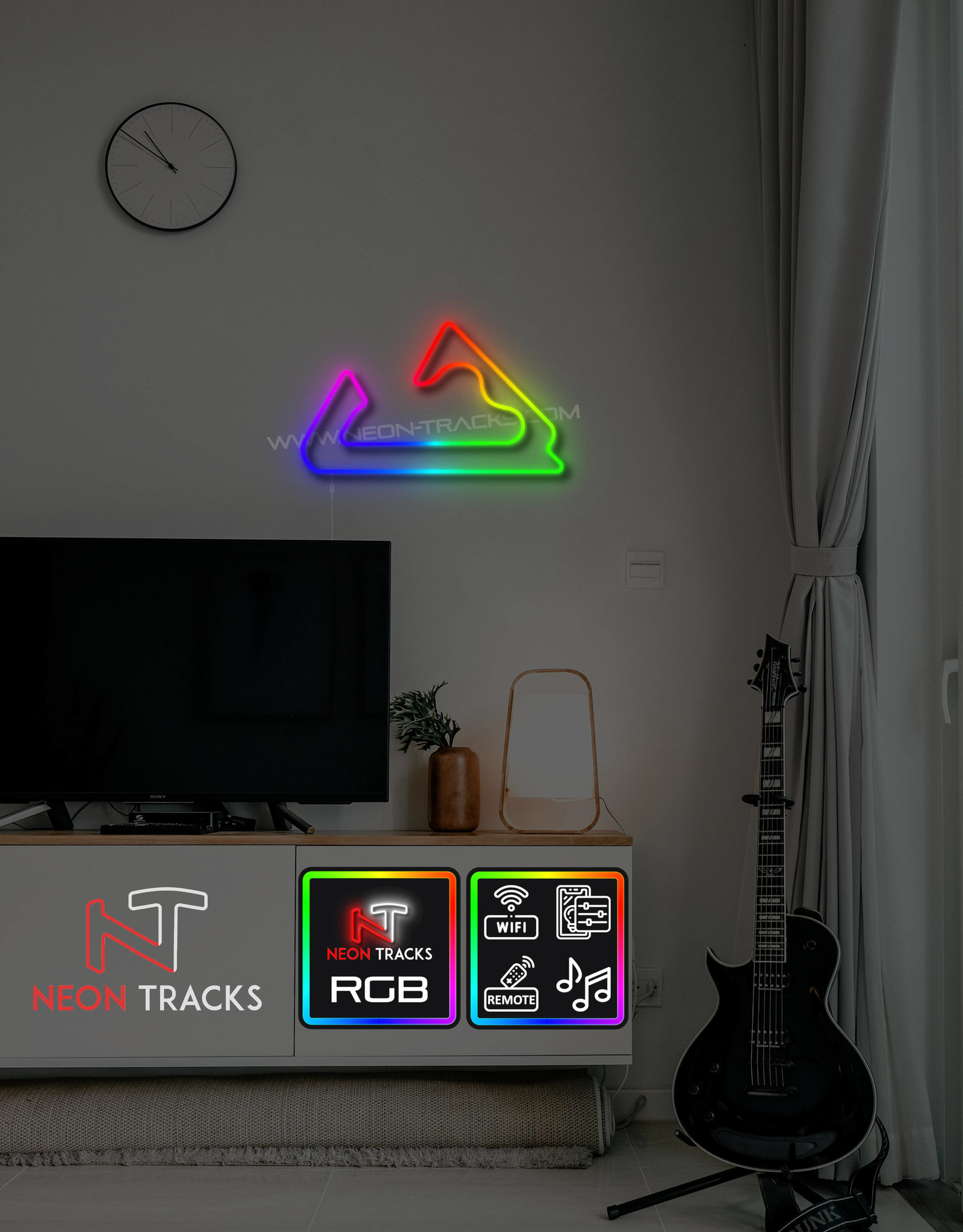 Neon Tracks - RGB Neon - Sokol International Racetrack - Kazakhstan ...