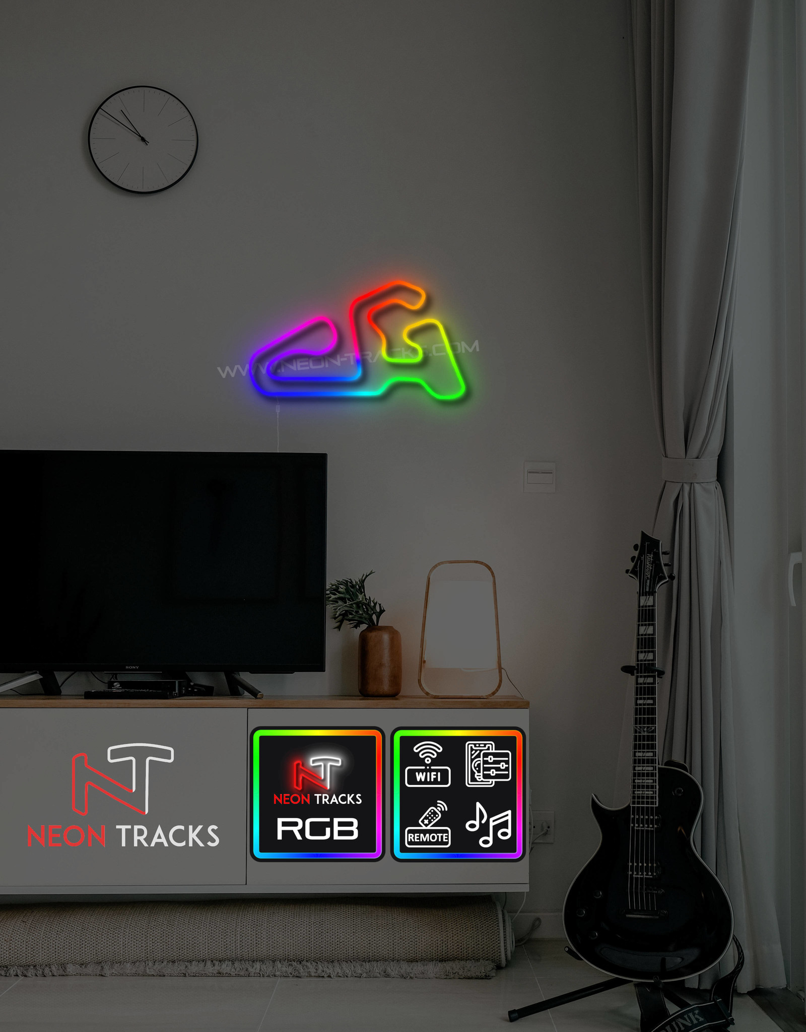 Neon Tracks - RGB Neon - Karting des Fagnes - Belgium - Neon Tracks