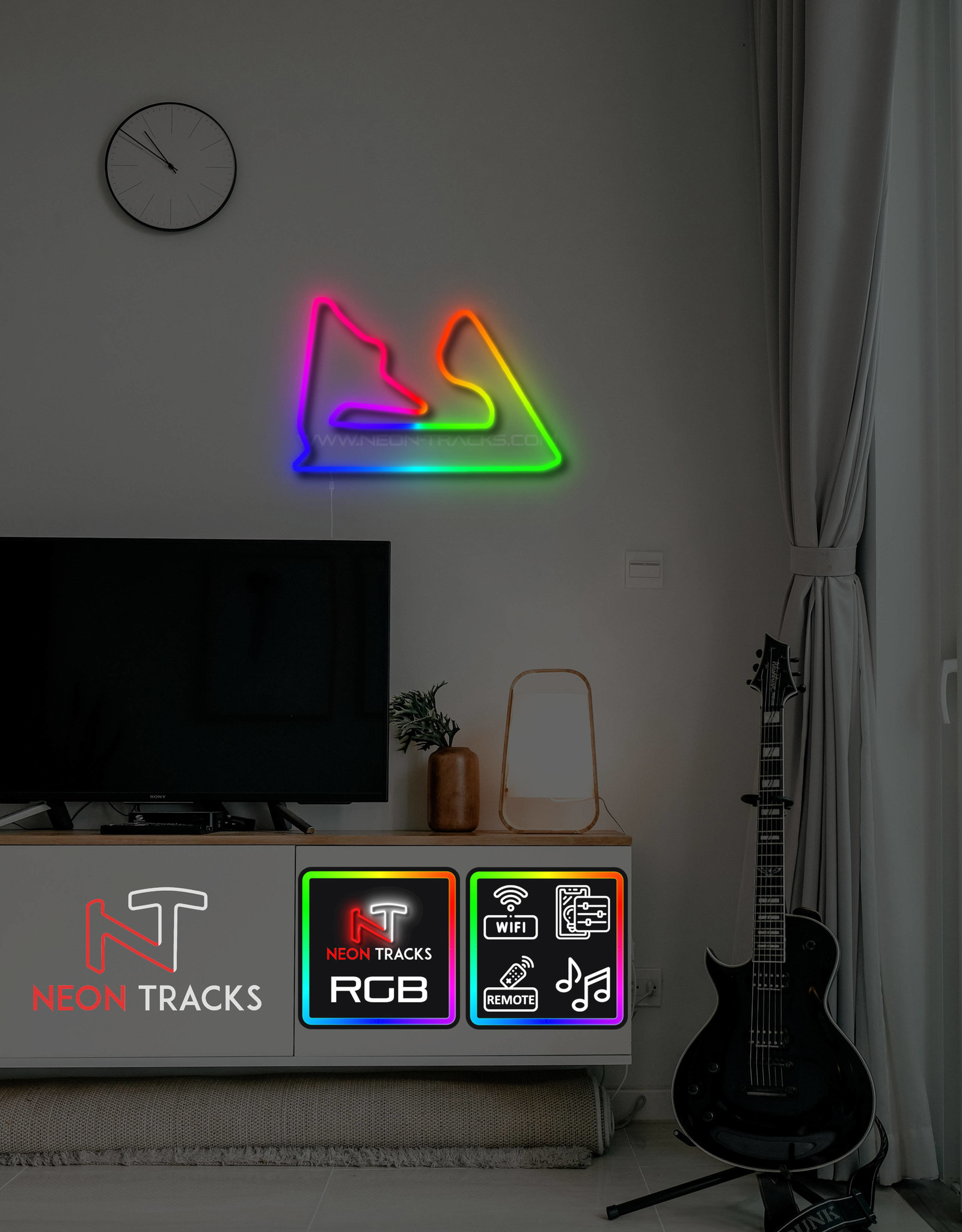 Neon Tracks - RGB Neon - Bahrain International Circuit - Bahrain - Neon ...
