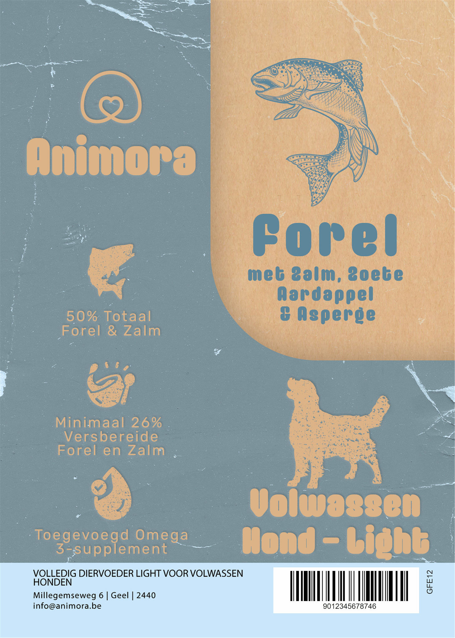 Animora Animora forel & asperge - light - Healthy pets