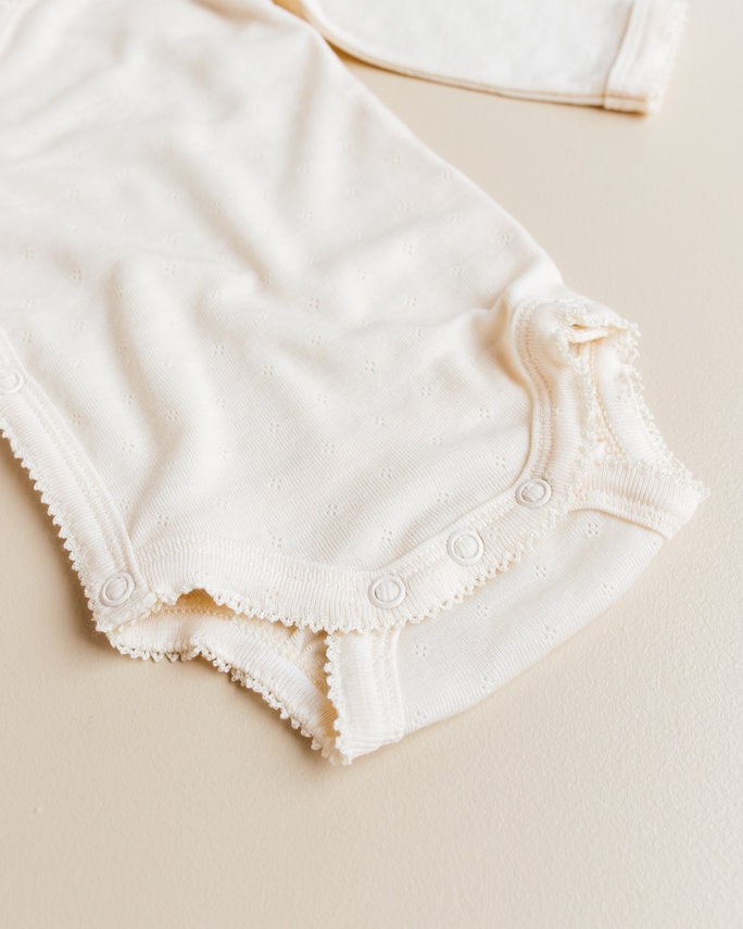 Unaduna Wrap around body pointelle - munkki: warm and soft! - Unaduna